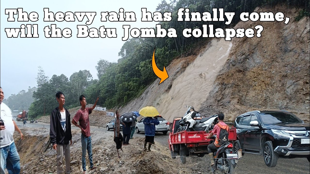 Batu Jomba Hit by Heavy Rain‼️Beware of Potential Landslides ! # ...