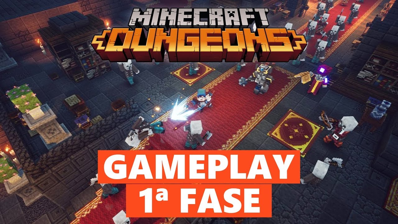 Gameplay Minecraft Dungeons - 1ª Fase (sem comentários) - YouTube