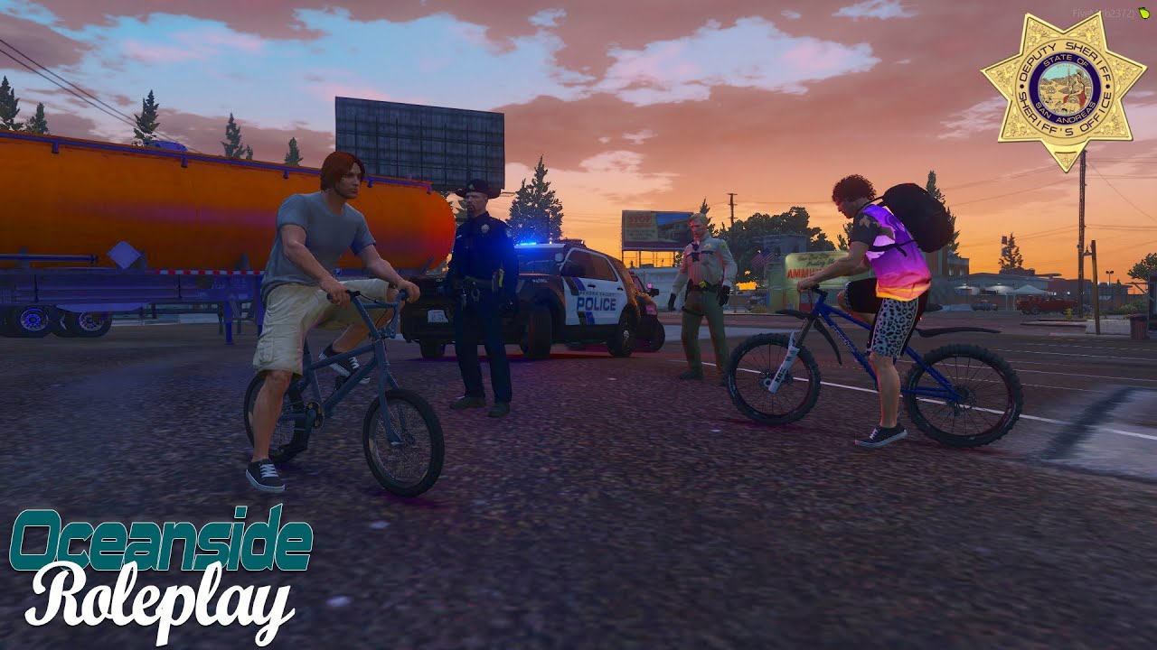 gta 5 - oceanside roleplay #14 - dumb teenagers! - YouTube