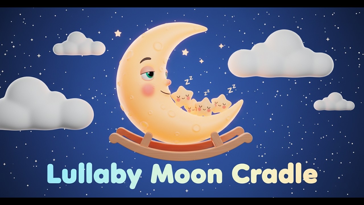 lullaby moon cradle | poem for kids | relaxing night story with ...