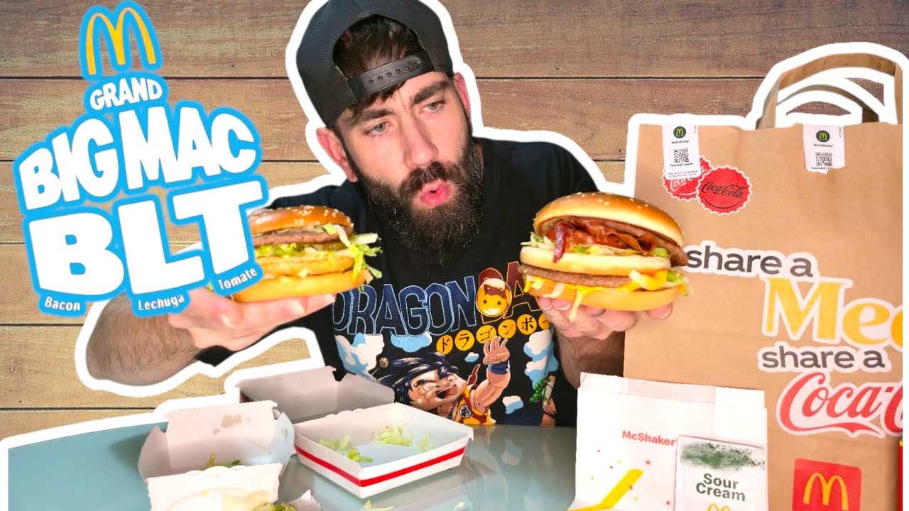 NUEVO BIG MAC " BLT " 🍔 ( CON BACON 🤤 ) de MCDONALD'S - YouTube