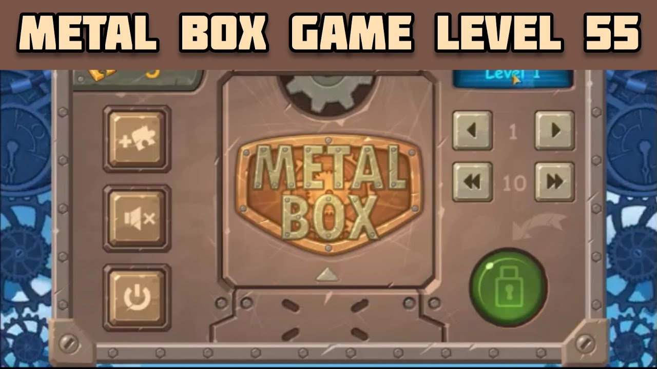 Metal Box Hard Logic Puzzle Level 55 - YouTube