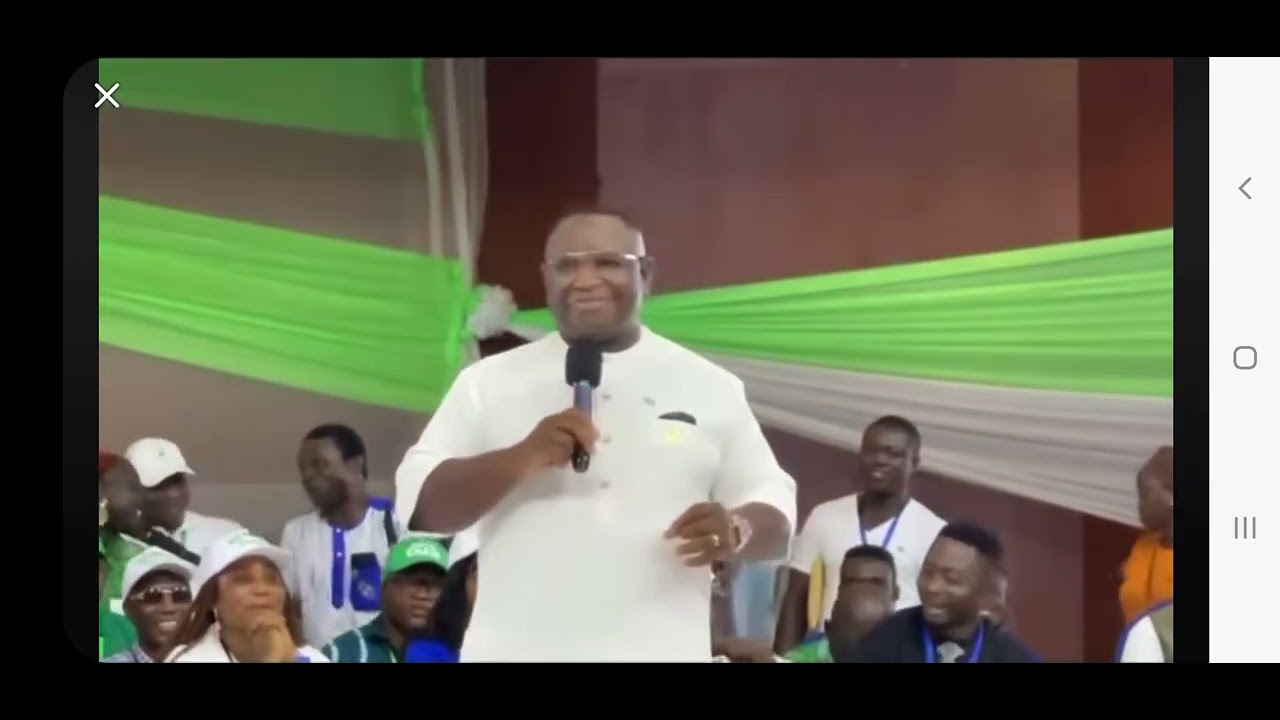 Chairman Elect Jimmy Batilo Songa Addressed SLPP National Delegates As ...