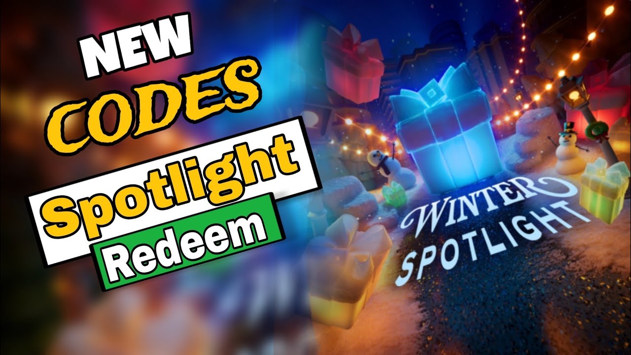 All *Secret* Winter Spotlight Codes | Codes for Winter Spotlight Roblox ...