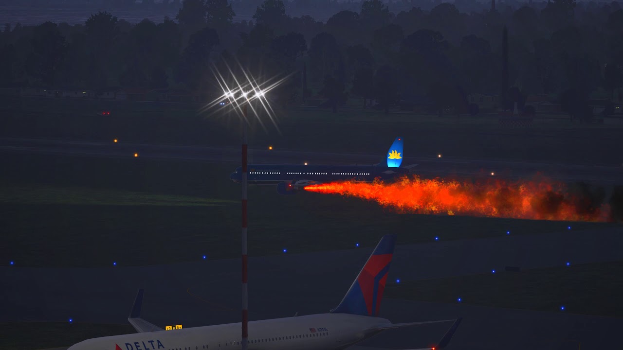 Vietnam Airlines A321 Crashes at Cebu Airport - YouTube