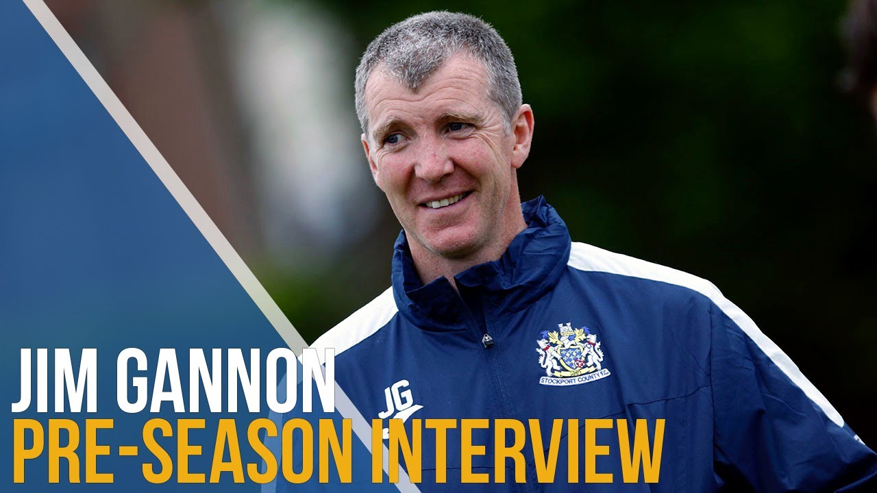 Jim Gannon Pre-Season Interview 17/18 - YouTube