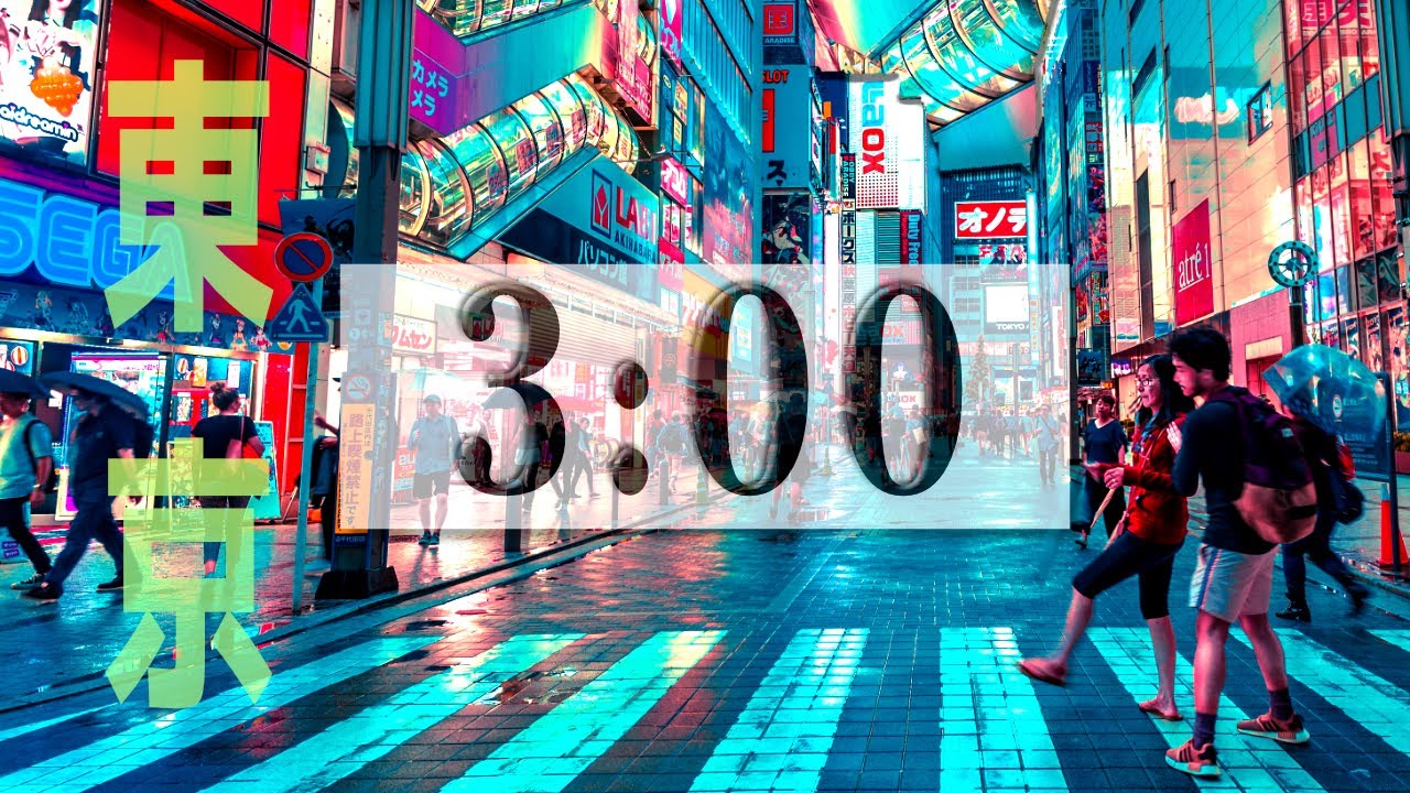【TOKYO 3 Minutes Timer】Countdown Timer With a Japanese Feel + Pleasant ...