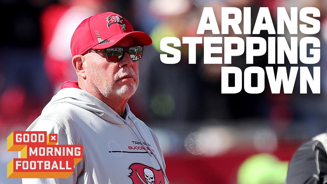 Bruce Arians Stepping Down as Bucs' Head Coach | Good Morning Football ...