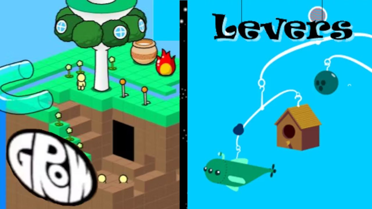 Grow Cube / Levers (Flash Game Commentary Playthrough) - YouTube