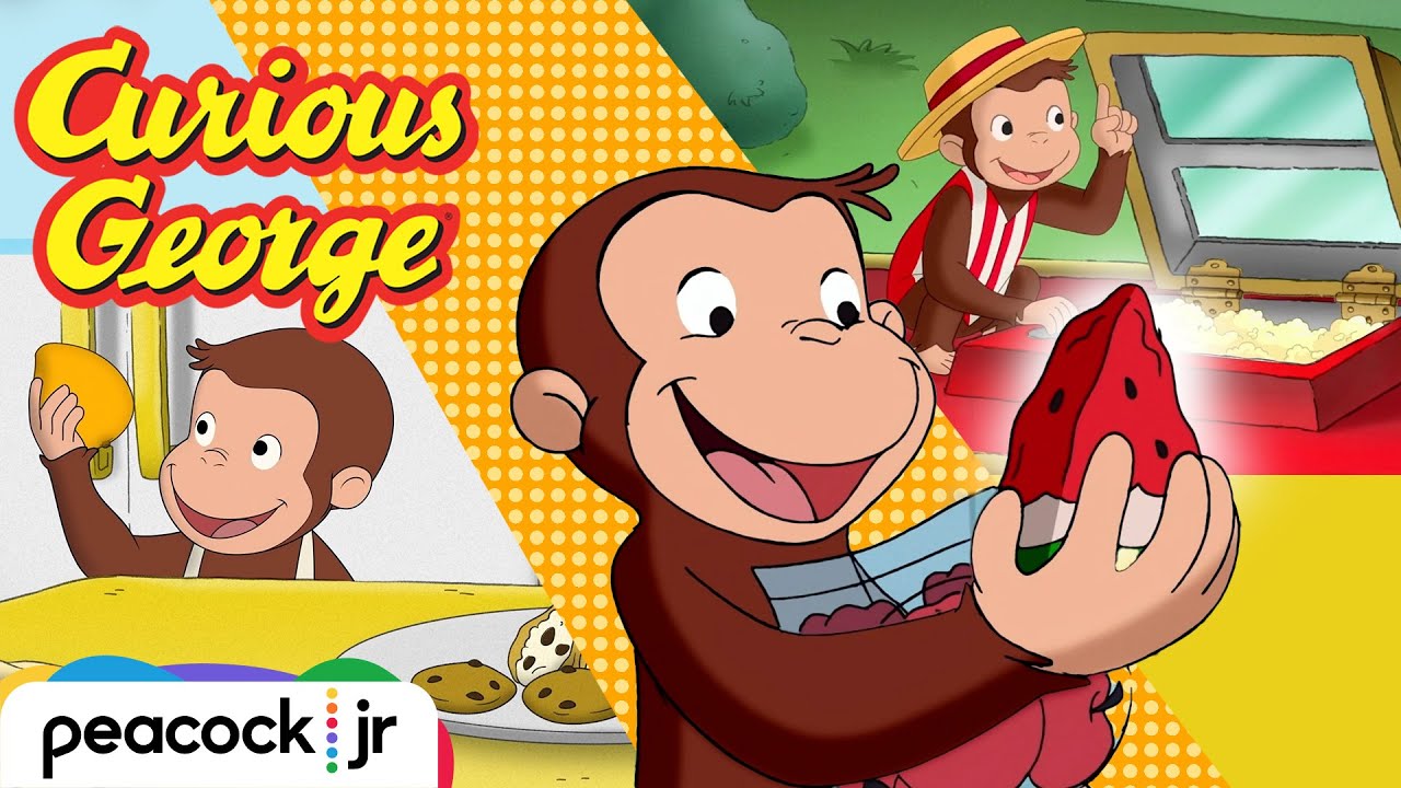 George Goes Bananas for Food 🐵 | Marathon for Kids! 🍌 | CURIOUS GEORGE ...