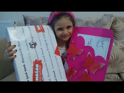 LİNA İLK KARNESİNİ ALDI. SÜRPRİZ KARNE HEDİYESİ.