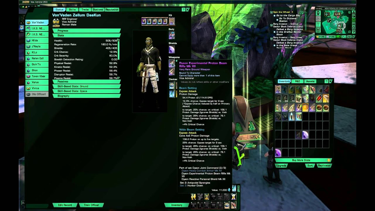 STO (Star Trek Online): Dyson Set Bug - YouTube