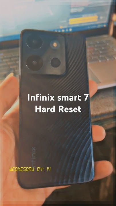 How to hard reset infinix smart 7 - YouTube