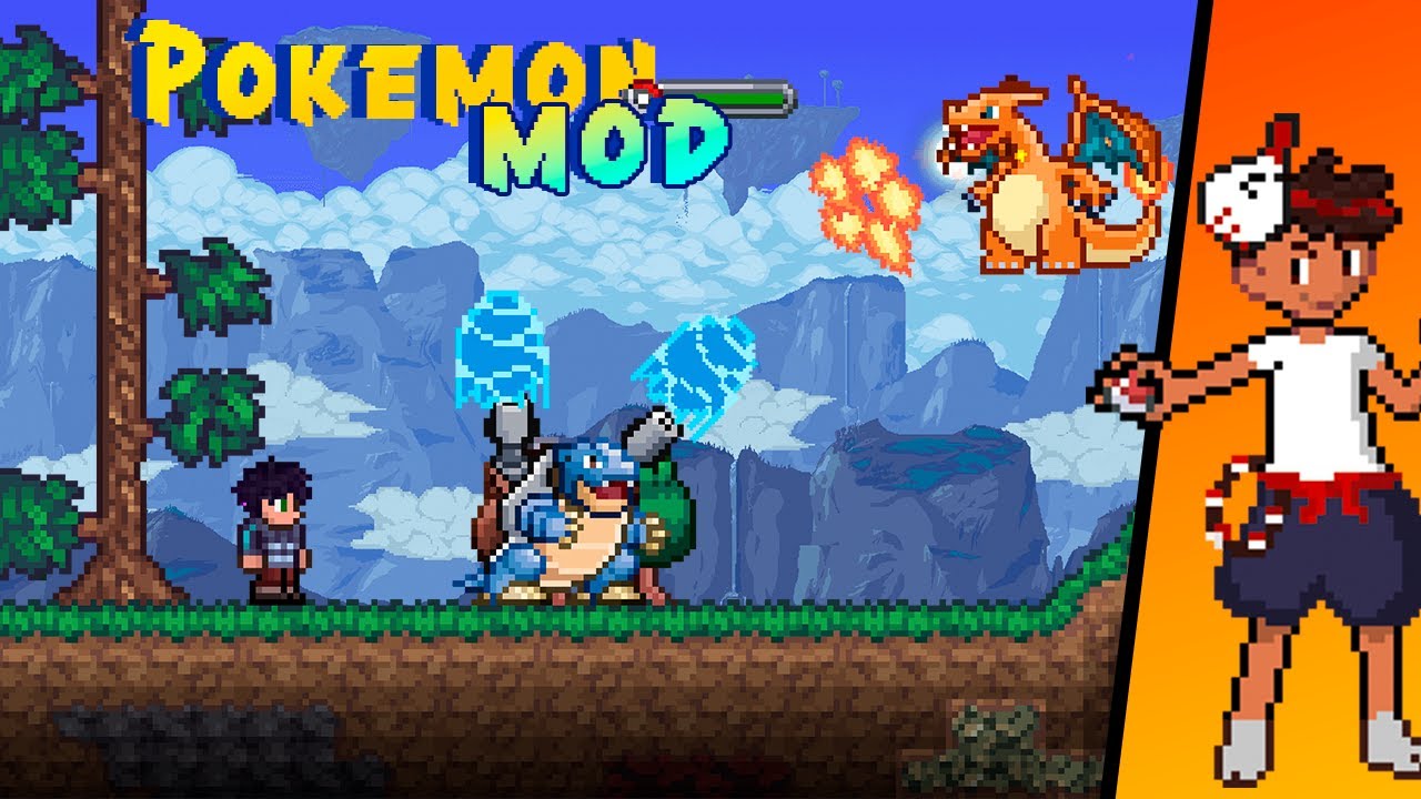MELHOR MOD de POKEMON para TERRARIA!! - YouTube