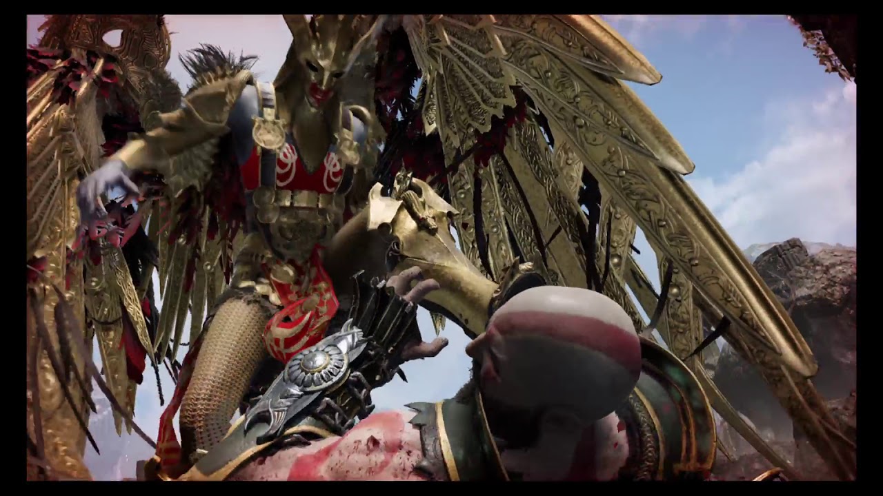 God of War Valkyrie Queen Fight(Barely won) - YouTube