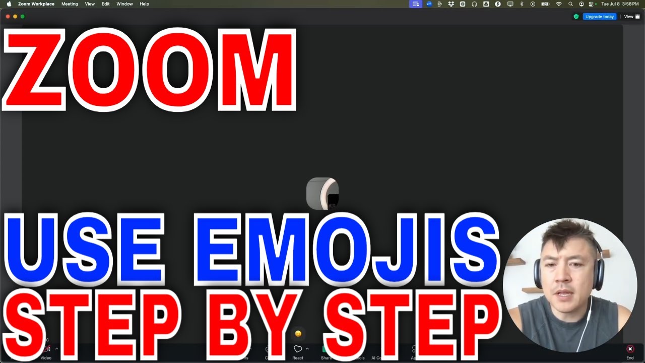 How To Use Emojis In Zoom Meeting🔴 - YouTube