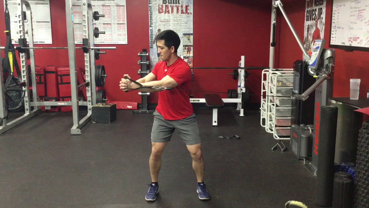 Cable Pallof Rotations - YouTube