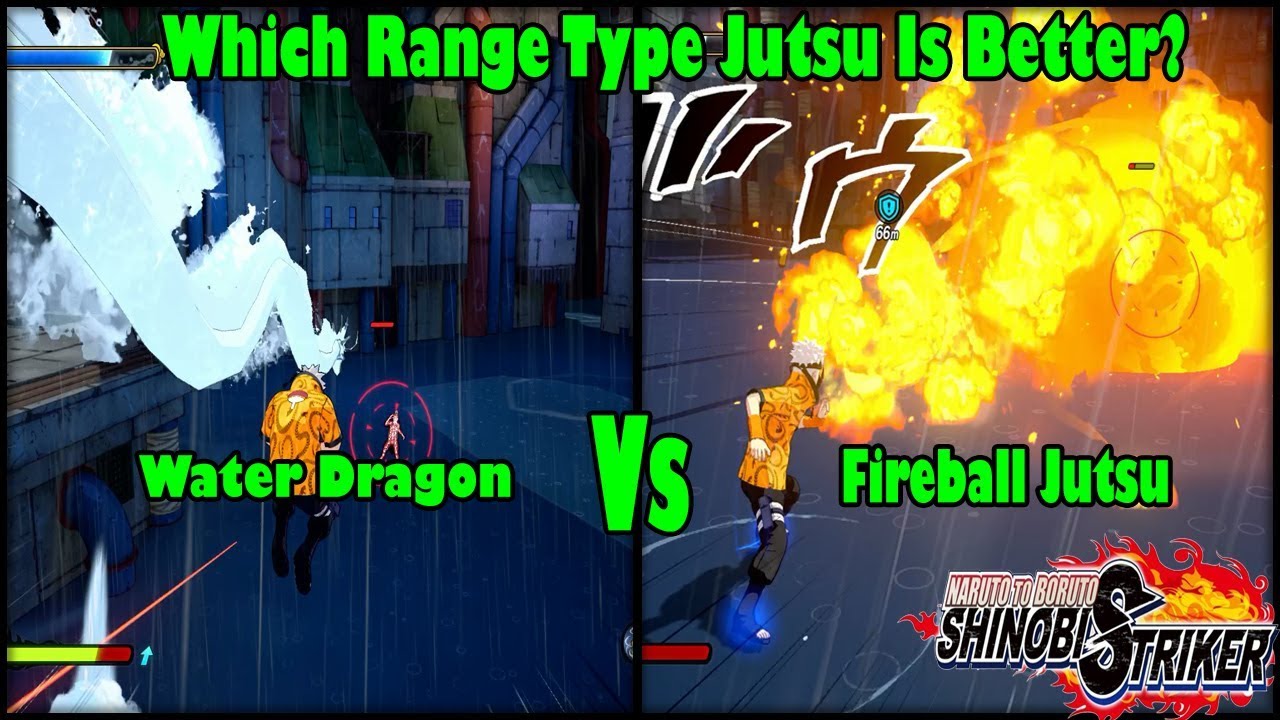 Naruto to Boruto Shinobi Striker DLC Jutsu Test! Water Dragon Jutsu Vs ...
