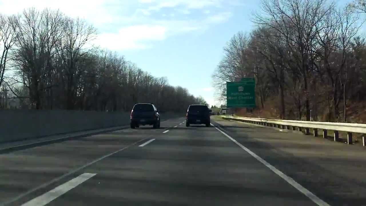Pennsylvania Turnpike (Interstate 76 Exits 326 to 312) westbound - YouTube