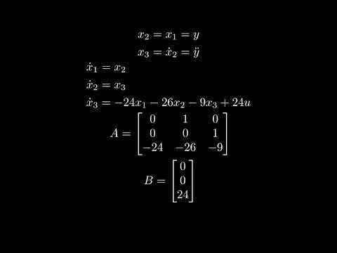 example of conversion of transfer function into state space conversion - YouTube