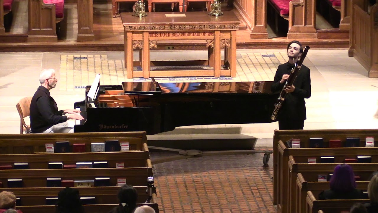 Evan Judson - Mozart Bassoon Concerto in B Flat Major, I. Allegro - YouTube