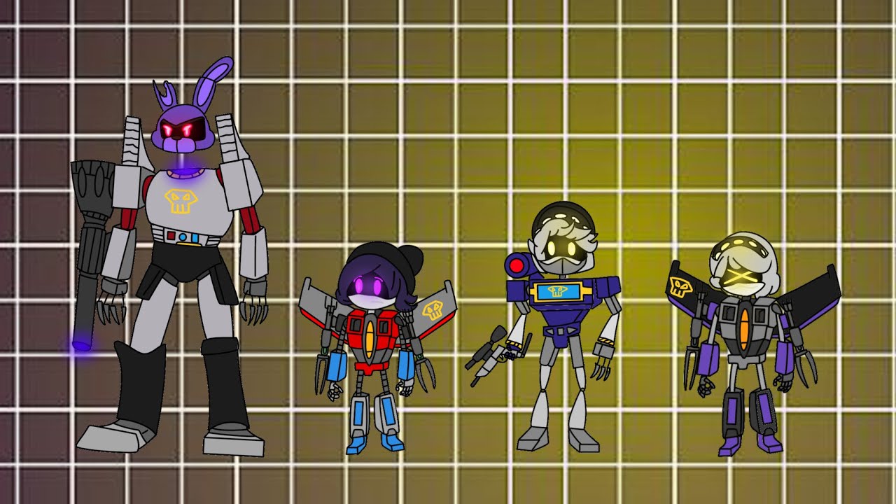 Murder drones x fnaf halloween concept art - YouTube