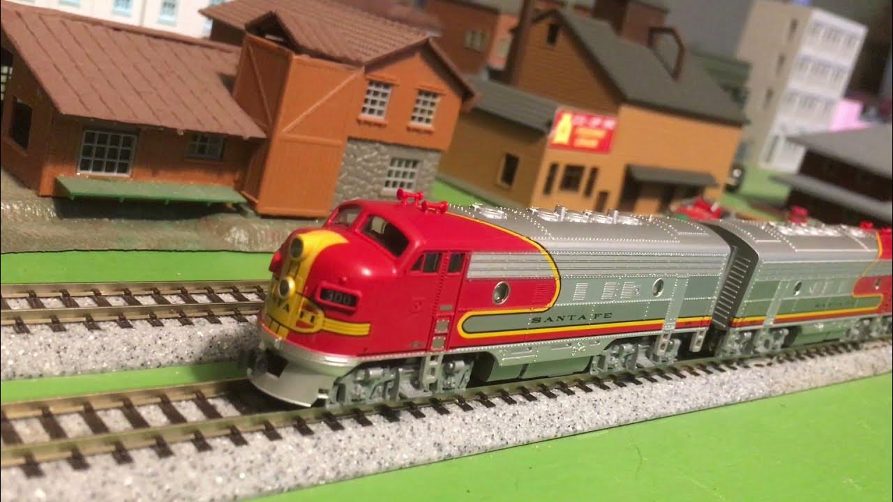 N scale Kato F7 cleaning and conversion to DCC and sound. - YouTube