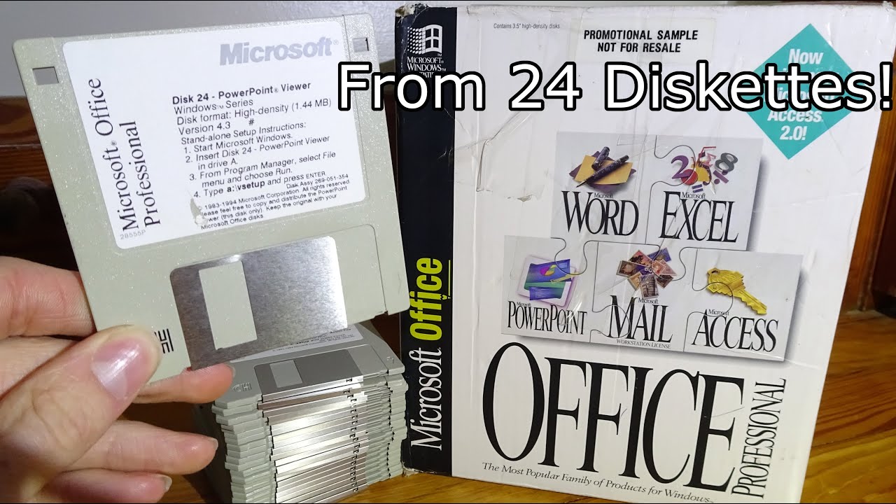 Installing Microsoft Office 4.3 - YouTube