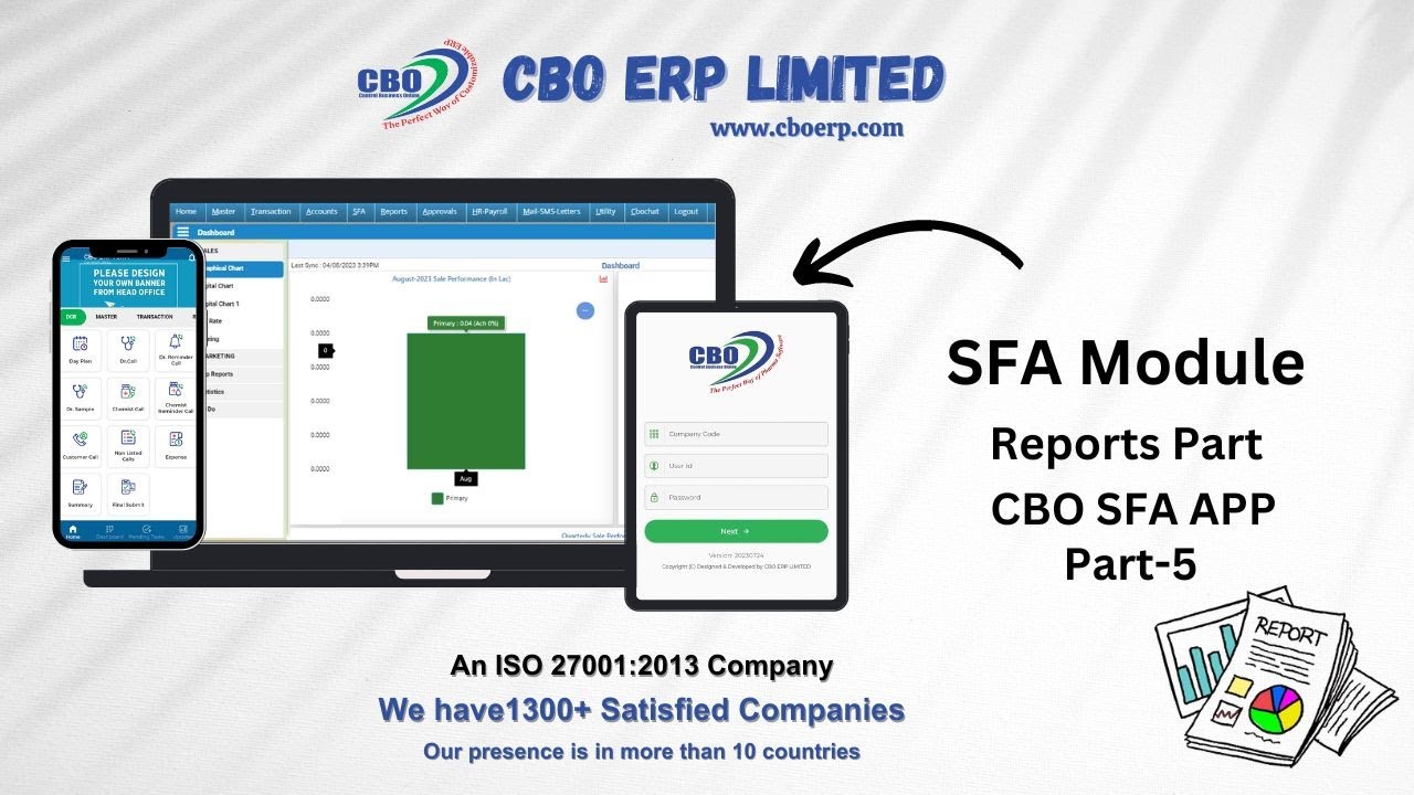 Report Section | SFA Mobile App | SFA Module | MR Reporting Software ...