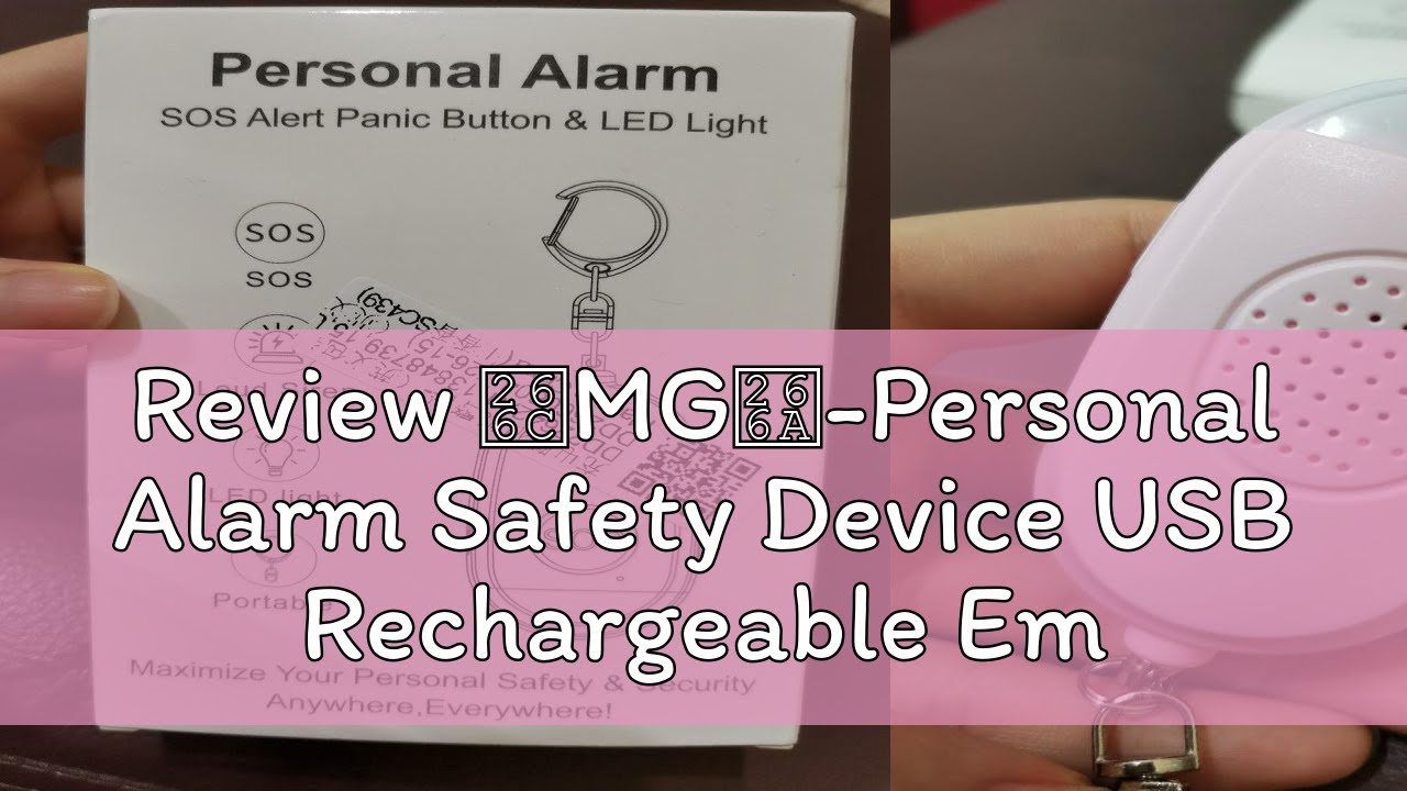Review ♬MG♪-Personal Alarm Safety Device USB Rechargeable Emergency ...