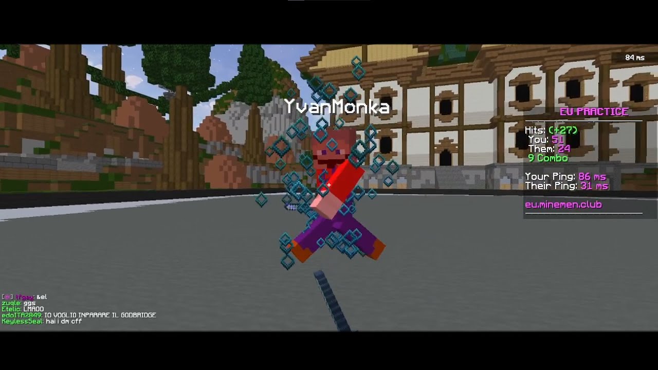 Minecraft pvp minemen random 1v1 - YouTube