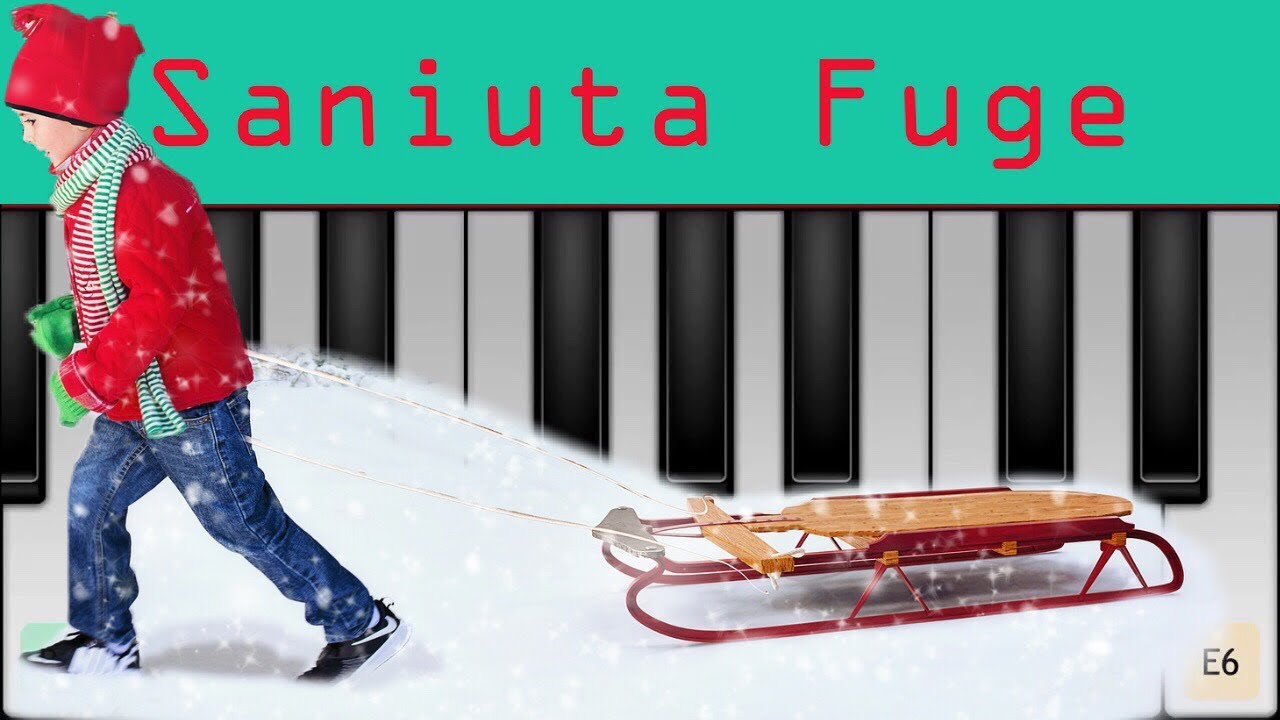 Saniuta fuge Tutorial Pian Cântece de iarna | Tutorial Orga Săniuța ...