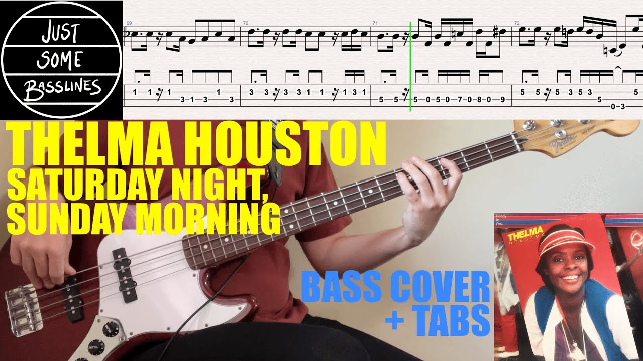 Thelma Houston - Saturday Night, Sunday Morning // BASS COVER + TABS ...