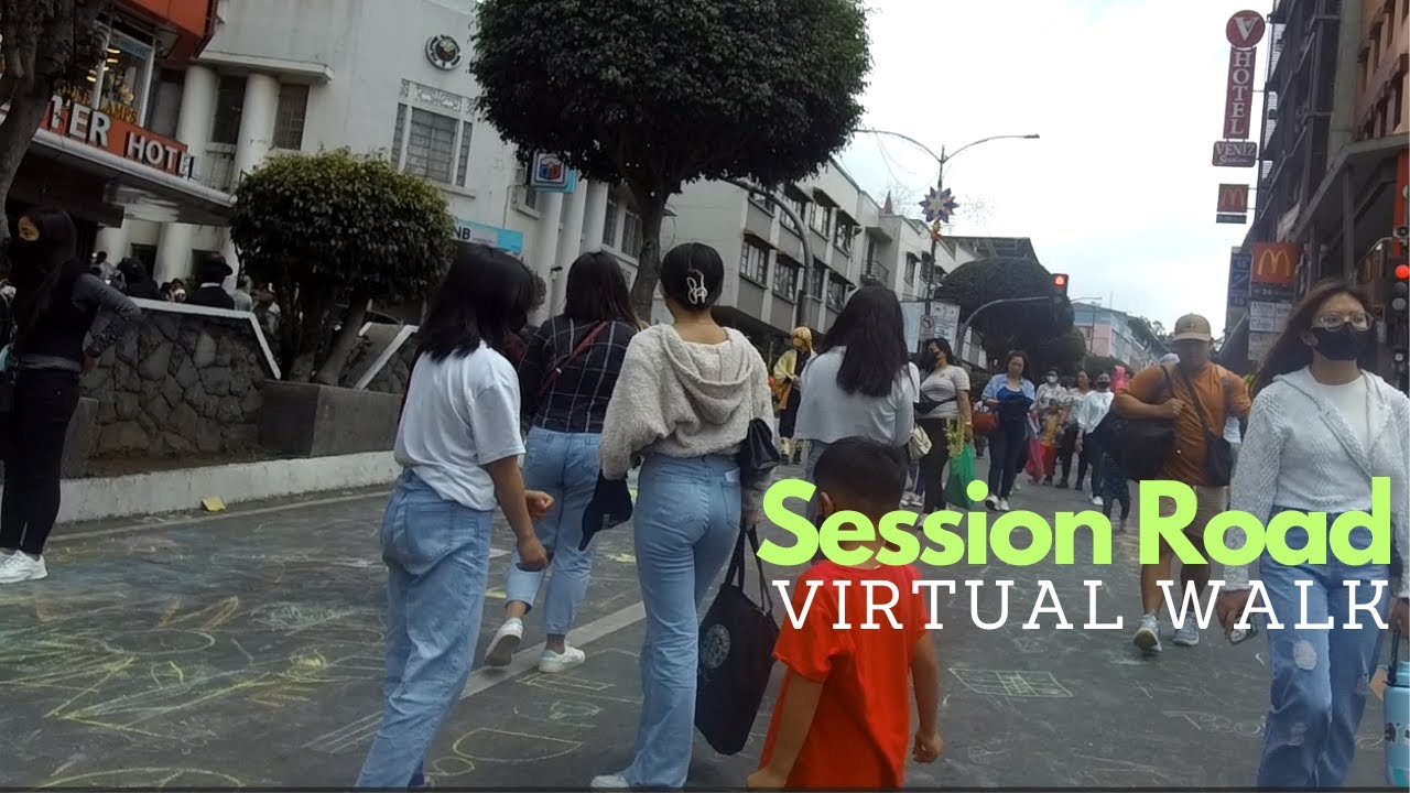 Walk Tour at Session Road.. Enjoy Chalk Arts, Cosplays During Sunday ...