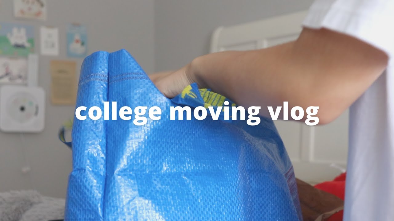 moving to college vlog: last minute bookstore runs, ikea trip, packing ...