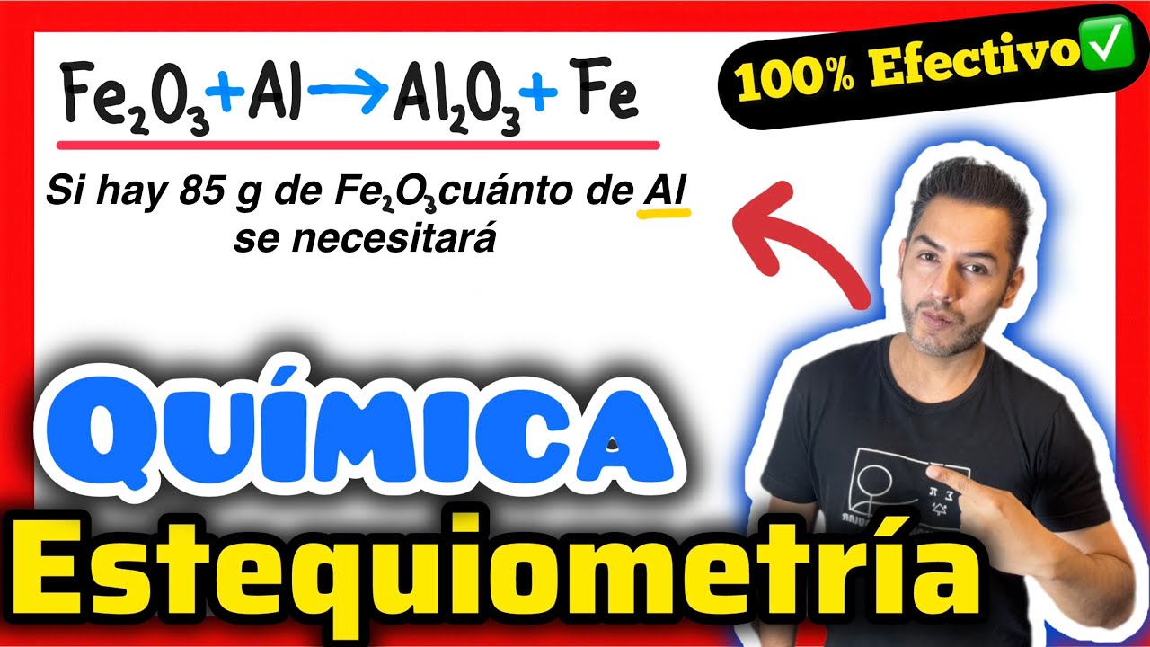 ESTEQUIOMETRÍA en Reacciones [ 𝙚𝙣 10 𝙢𝙞𝙣𝙪𝙩𝙤𝙨 😎 🫵 💯 ] Química - YouTube