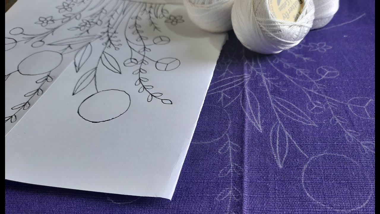 elegant and unique hand embroidery neck design … white hand embroidery ...