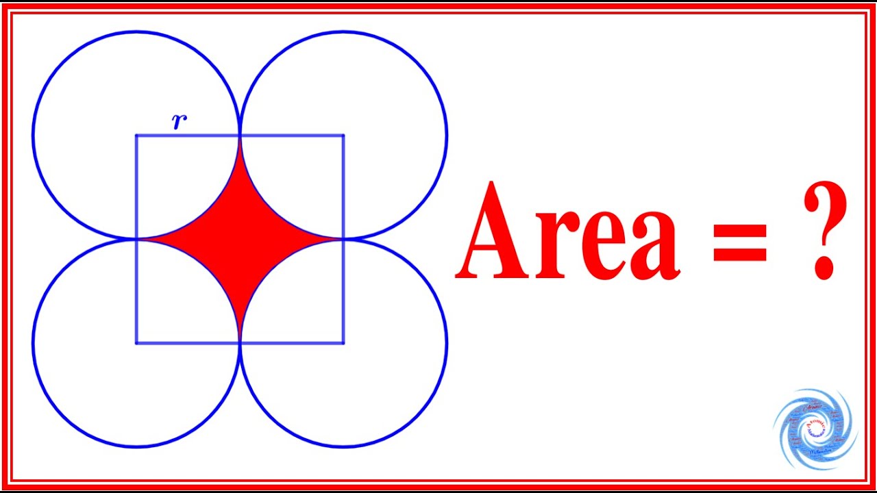 Find the area of the shaded region || Geometry - YouTube