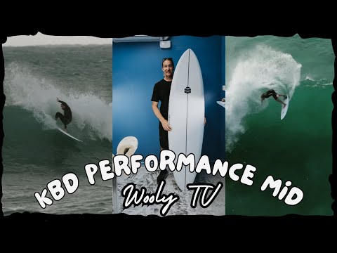 Testing the Kale Brock Performance Mid Thruster - KBD Designs - Wooly TV Surfboard Review #64