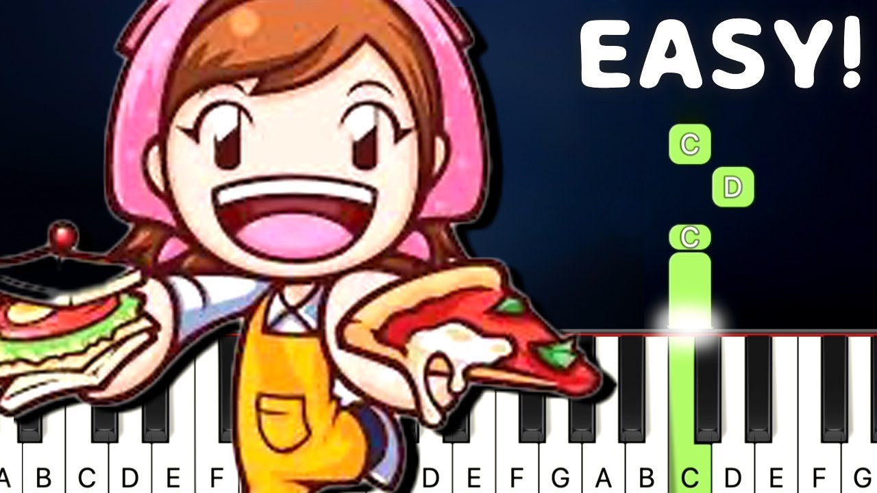 Title Theme - Cooking Mama (OST) | EASY Piano Tutorial - YouTube