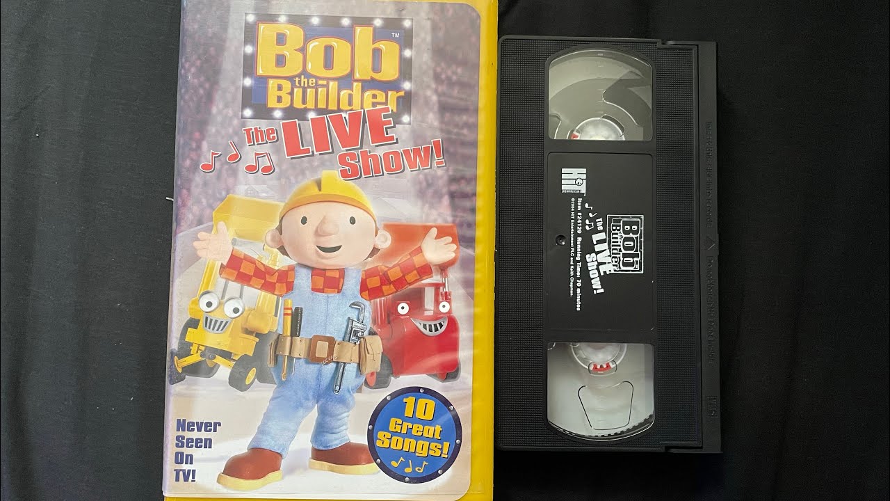 Bob The Builder The Live Show Vhs