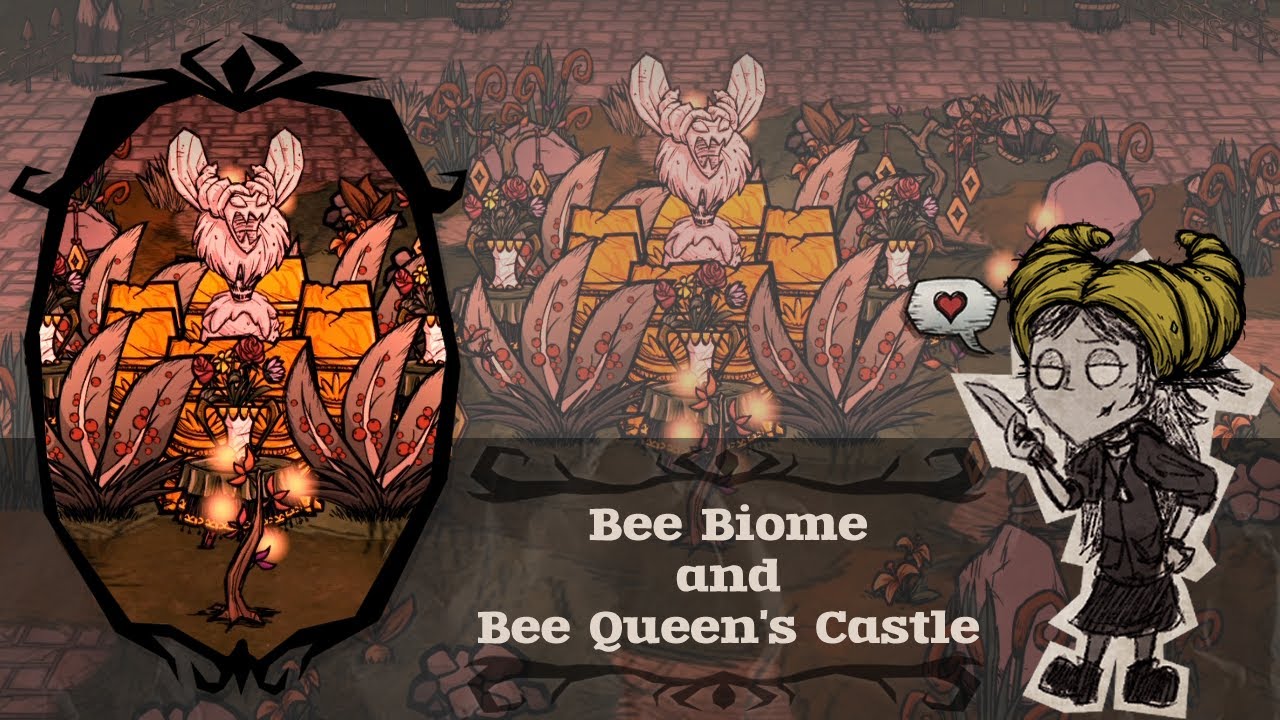 Bee Biome & Bee Queen's Castle | Build Showcase | Don't Starve Together ...