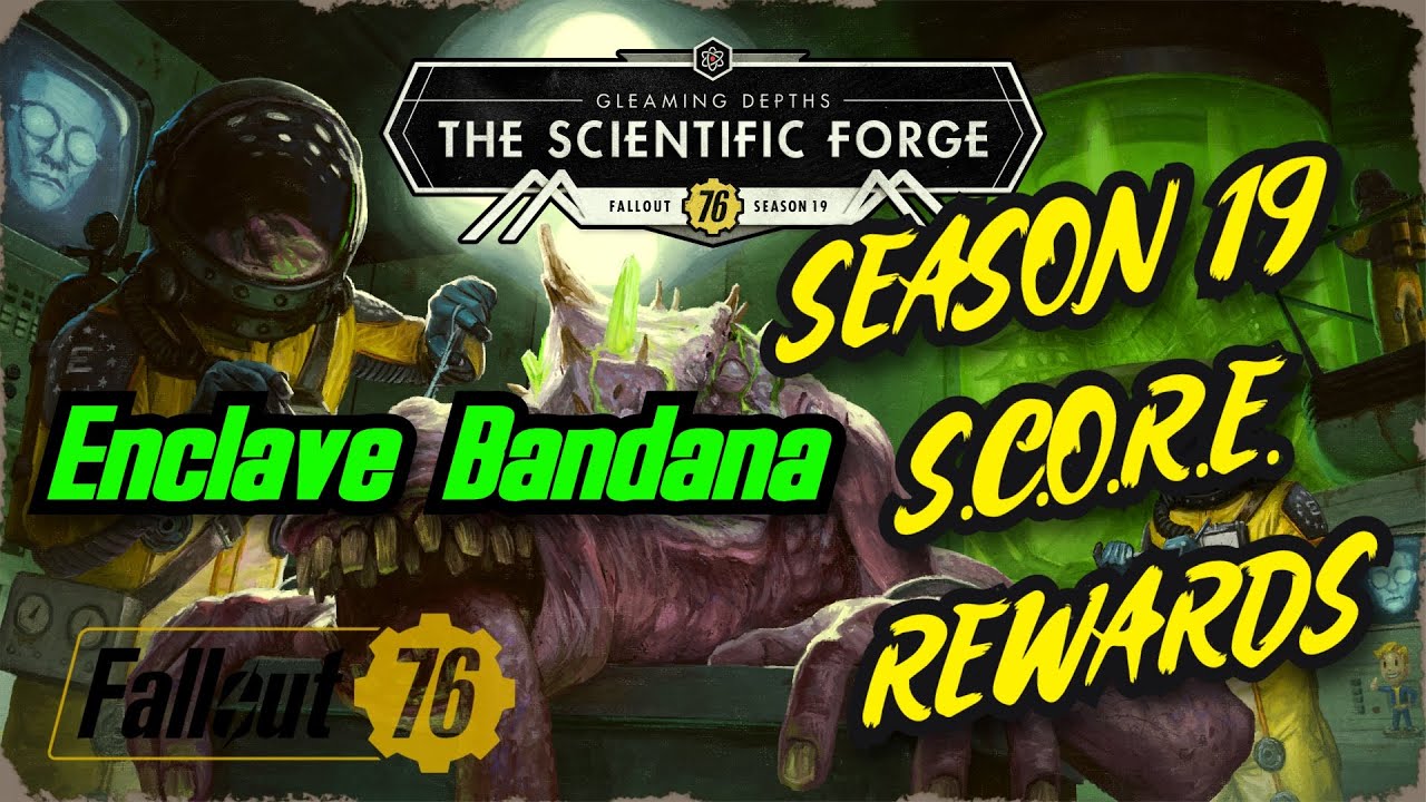 Fallout 76 | SEASON 19 - The Scientific Forge | Enclave Bandana ...