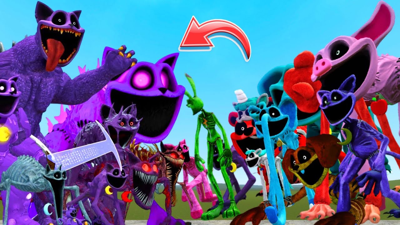 ALL NEW CURSED SMILING CRITTERS vs ALL NIGHTMARE CRITTERS POPPY ...