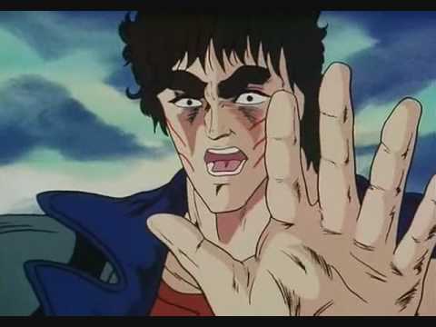 Hokuto no Ken - Kenshiro Punches Raoh's Horse