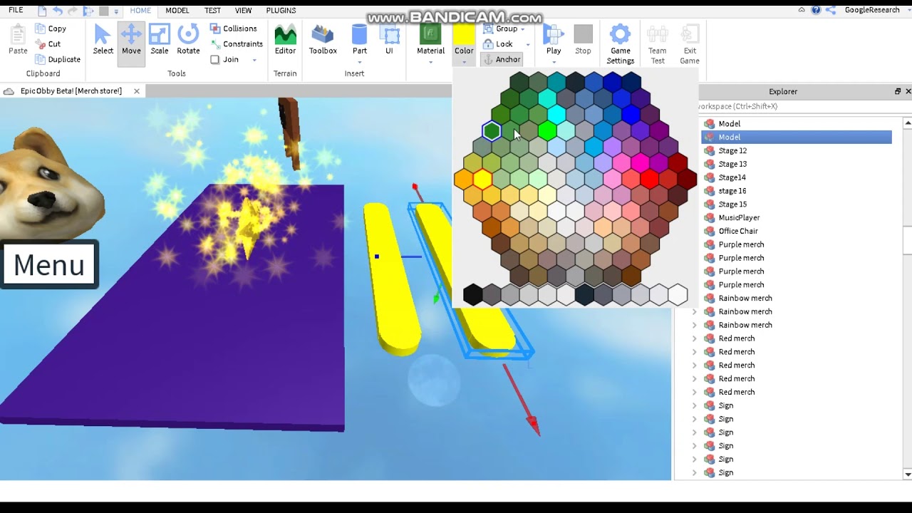 Working on epic obby! - YouTube
