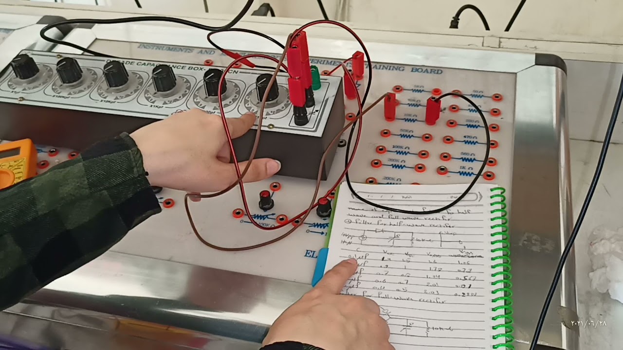 إلكترونيك عملي / التجربة الرابعة / ف1/ Half Ware and Full Ware ...