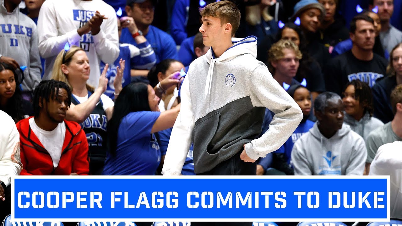 Cooper Flagg Commits to Duke, Surprising Absolutely No One At All - YouTube