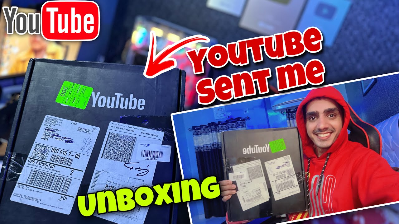 Youtube Sent Me a Most Expensive Gift Box 😍 Unboxing Video - YouTube