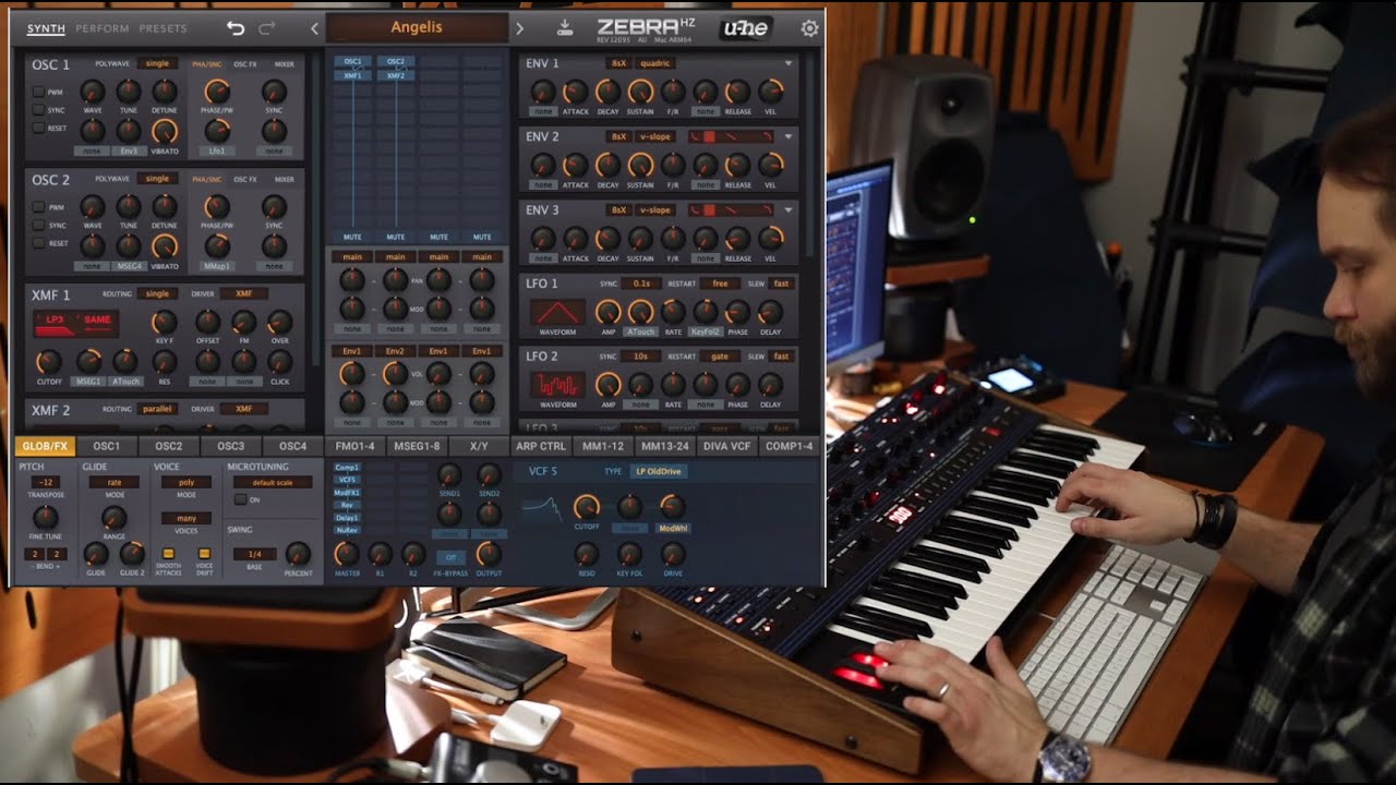 U-He The Dark Zebra ( Zebra2) Demo | No Talking | - YouTube